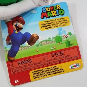 Nintendo | Toys | Super Mario Green Turtle 7 Plush Toy Wsound Effects ...